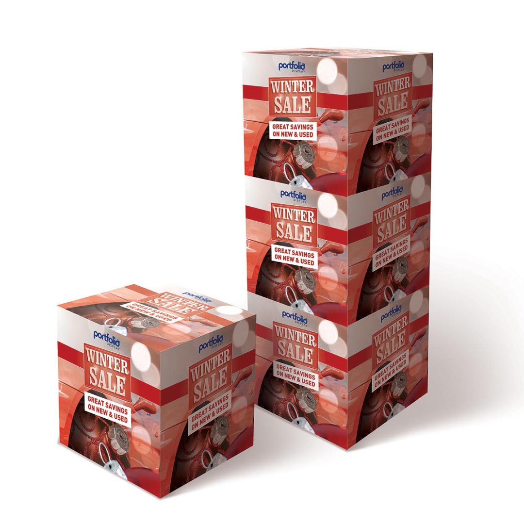 Printed Display Stacking Cubes | PRINTEX