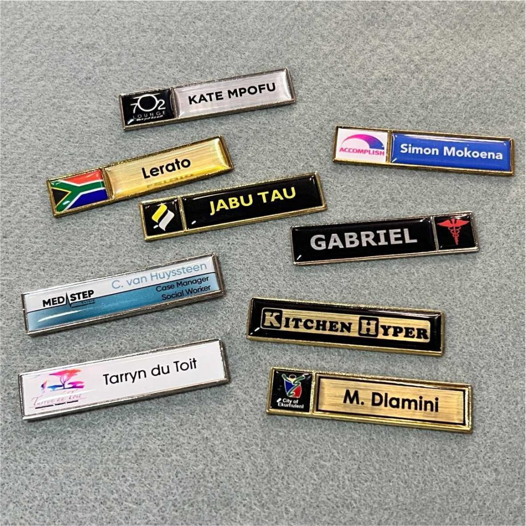 Premium Metal Name Badges | Buttons & Badges | Printex