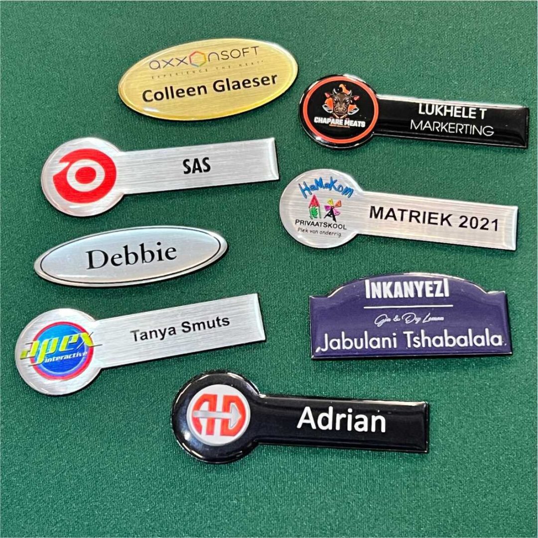 Custom Shaped Name Badges | Buttons & Badges | Printex
