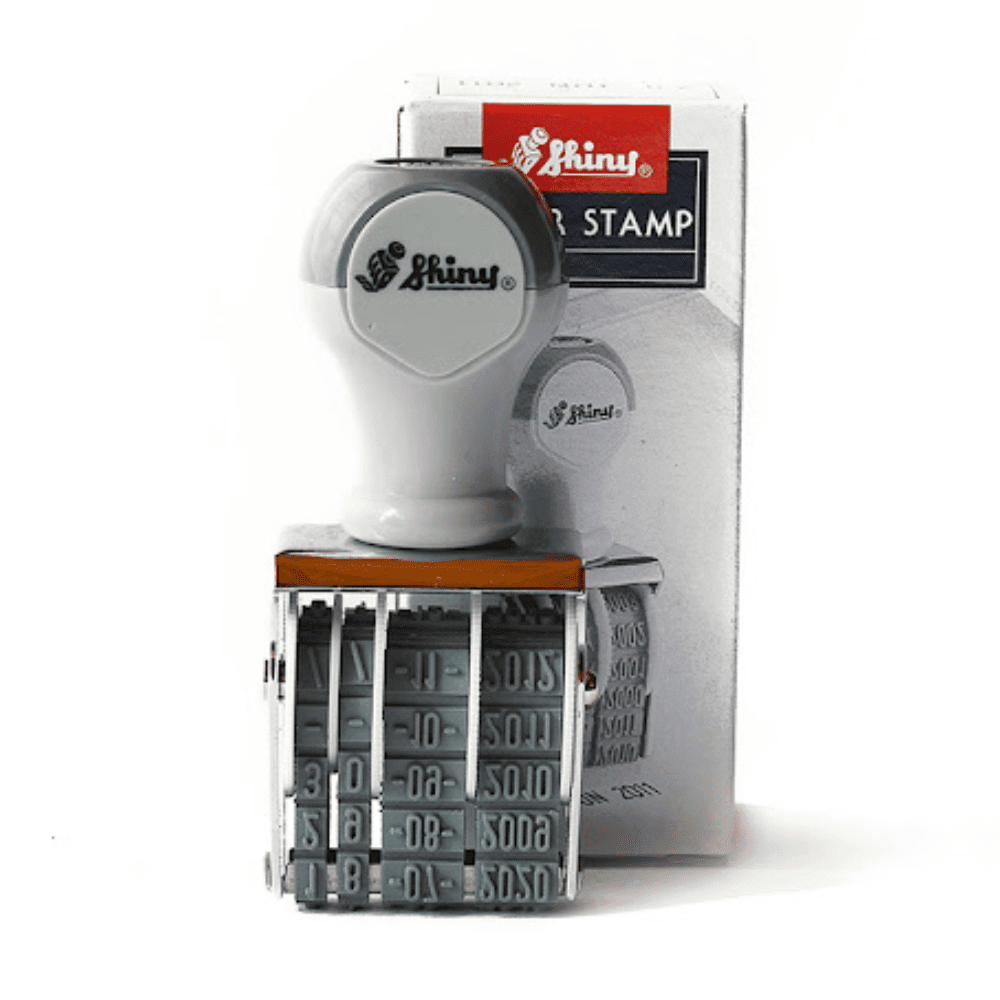 Shiny 8 Digit Numbering Stamp 11mm | Stamps & Badges