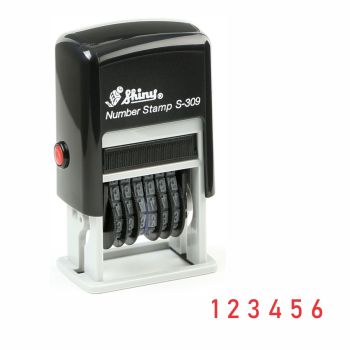 6 Digit Numbering Stamp 3mm | Stamps & Badges