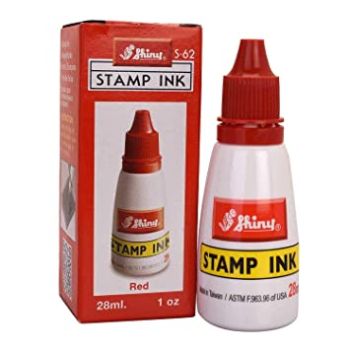 Shiny Endorsing Ink (28ml) - Red | Stamps & Badges