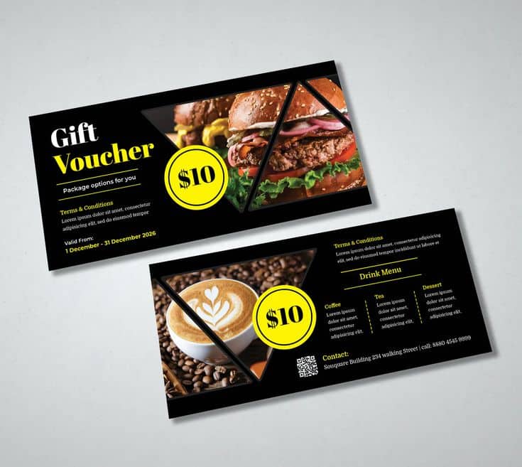 Custom Printed Gift Vouchers | Marketing Materials | Printex