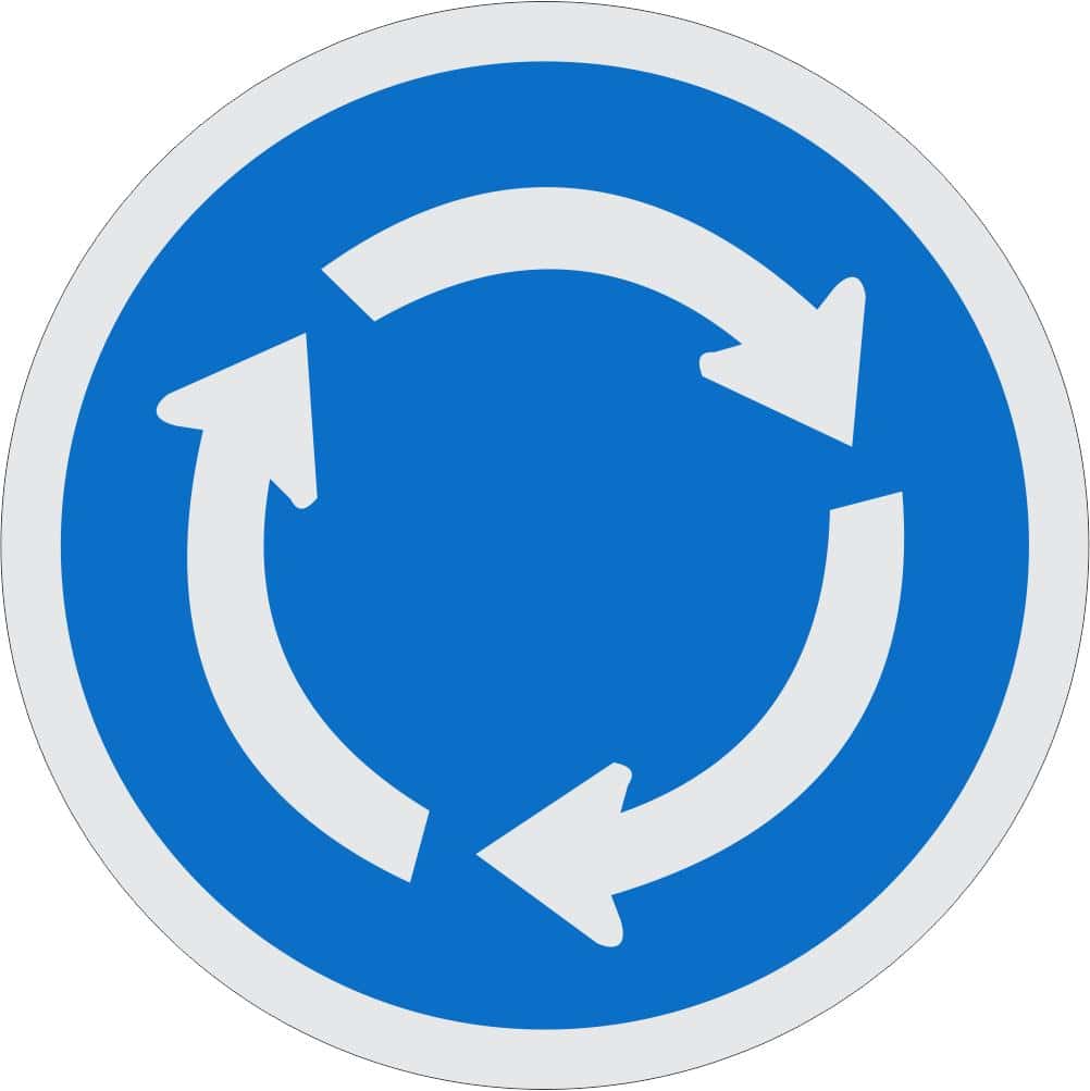 ROUNDABOUT ROAD SIGN (R137) - Road Signs