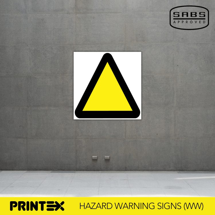 GENERAL WARNING OF HAZARD SAFETY SIGN