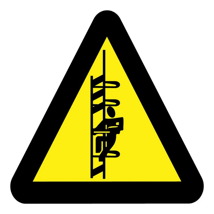 BEWARE OF CATWALK SAFETY SIGN (WW 35)