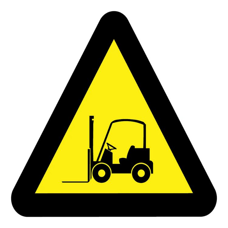 BEWARE OF FORK-LIFTS SAFETY SIGN - Hazard Warning Signs