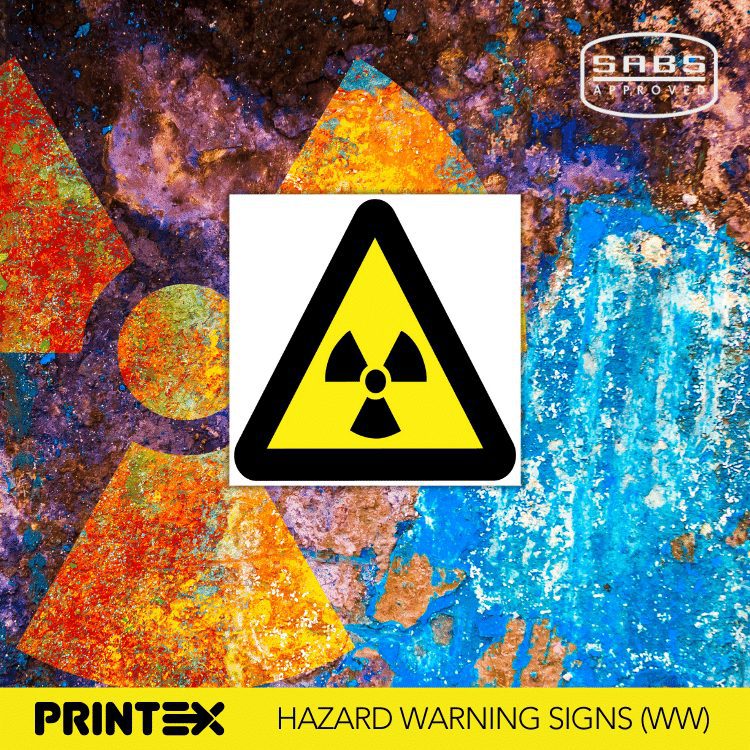 BEWARE OF IONIZING RADIATION SIGN - Hazard Warning