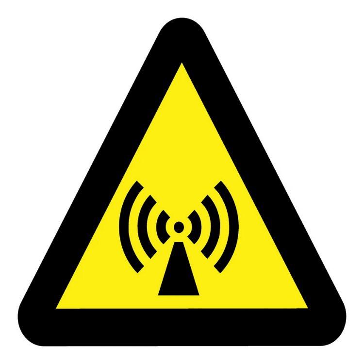 BEWARE OF NON-IONIZING RADIATION SAFETY SIGN (WW 26)