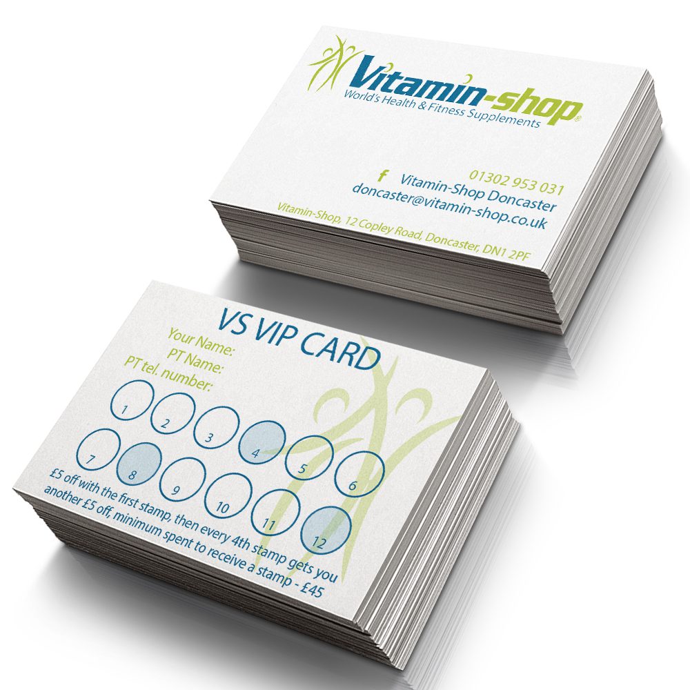 Standard Custom Loyalty Cards | Events & Promotions | Printex