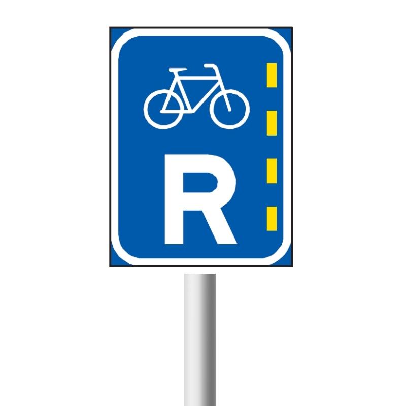 Bicycle Lane Reservation road sign (R303) - Road Signs