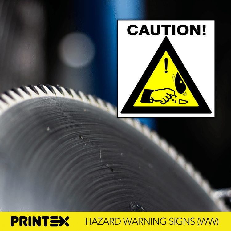 CAUTION : SHARP BLADE CAN CUT OF YOUR FINGERS SIGN