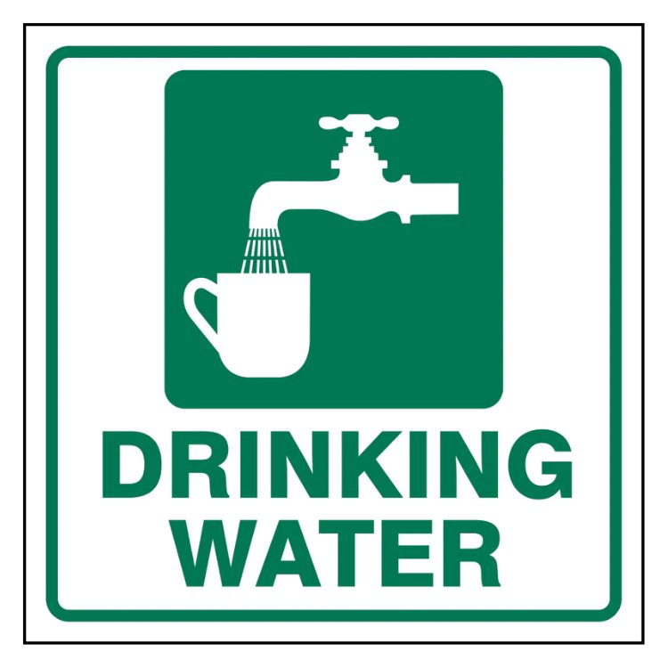 DRINKING WATER SAFETY SIGN - General Information Signs