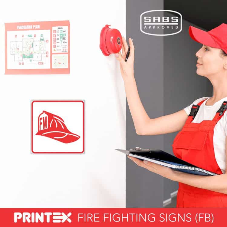 FIRE MARSHAL SAFETY SIGN (FB 10) - Fire Fighting Signs (FB)