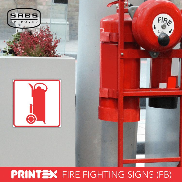 FIRE TROLLEY SAFETY SIGN (FB 14) - Fire Fighting Signs (FB)