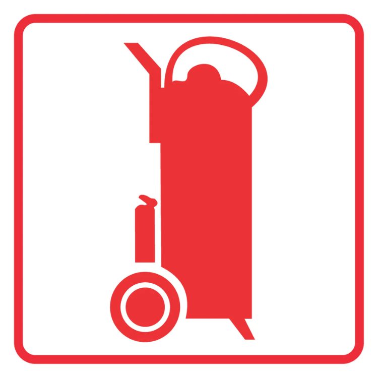 FIRE TROLLEY SAFETY SIGN (FB 14) - Fire Fighting Signs (FB)