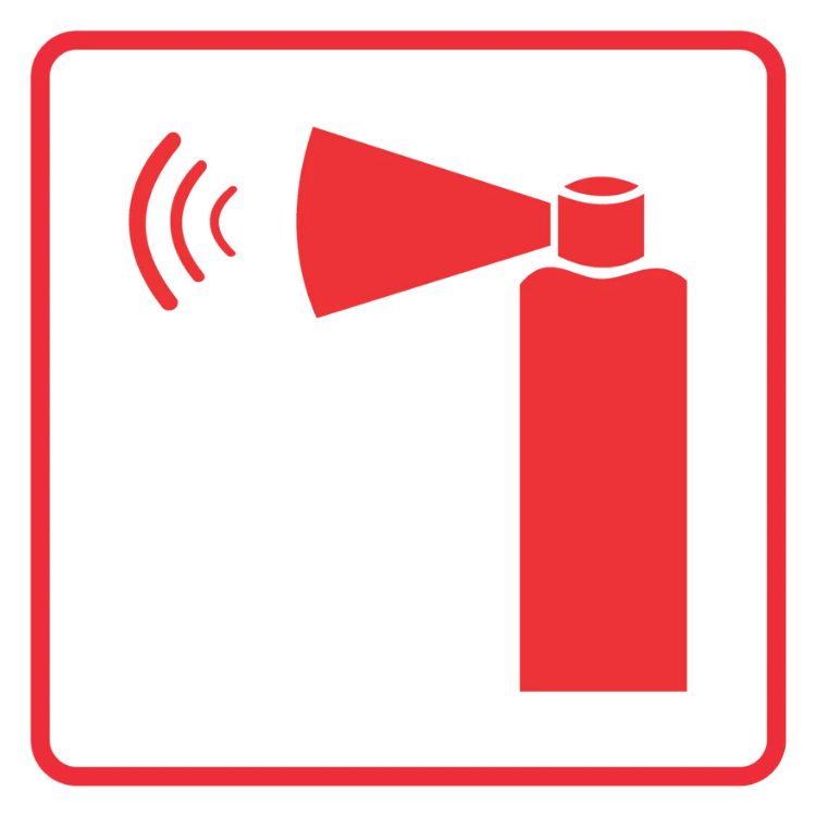 Hand Held Emergency Alarm Safety Sign (FB 13)