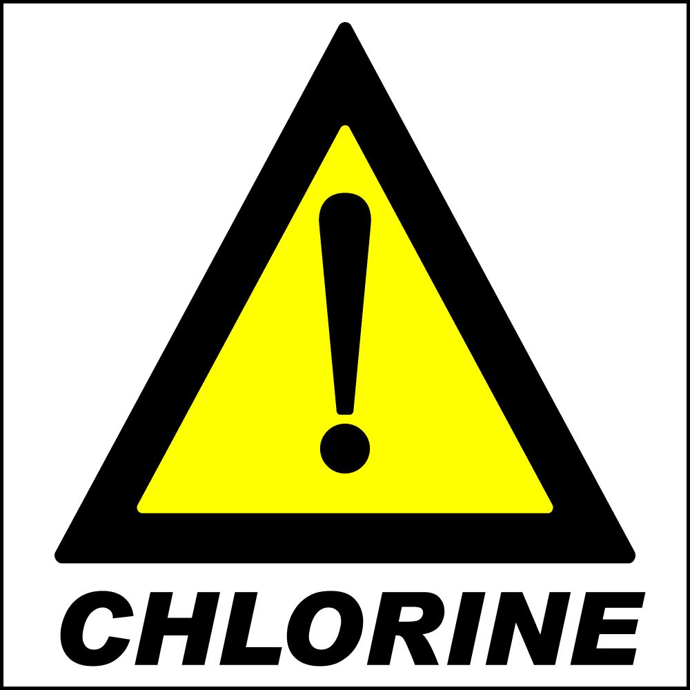 CHLORINE SAFETY SIGN (HW24) - Hazard Warning Signs (WW)