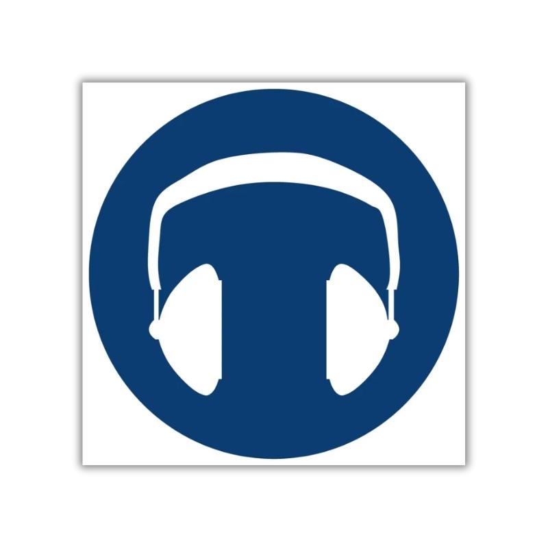Hearing Protection Shall Be Worn Safety Sign (MV4)