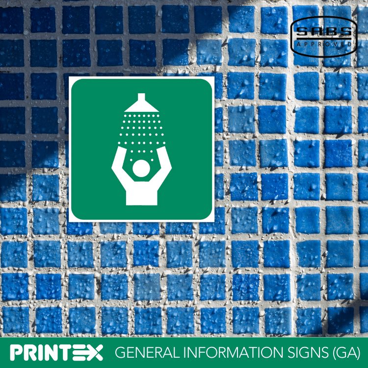 SAFETY SHOWER SAFETY SIGN - General Information Signs