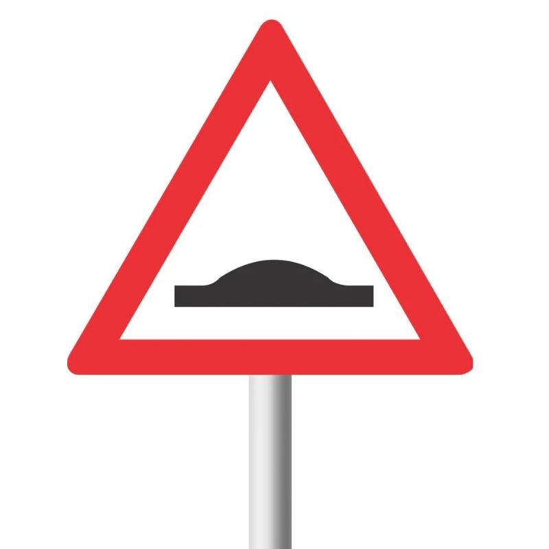 SPEED HUMPS ROAD SIGN (W332) - Road Signs