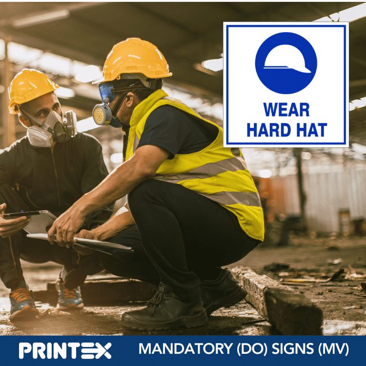 WEAR HARD HAT SAFETY SIGN (M13) - Mandatory Signs (MV)