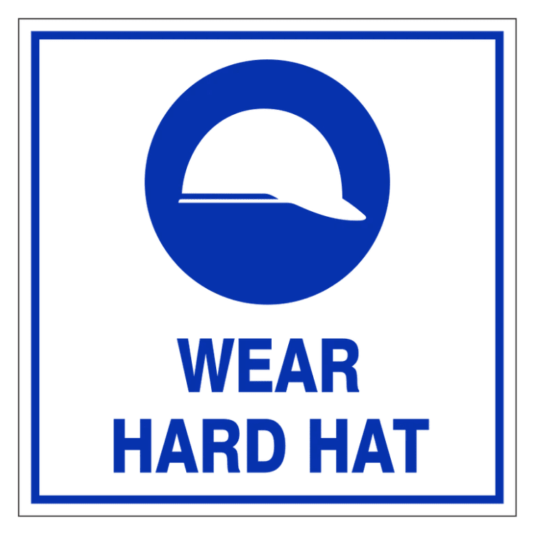 WEAR HARD HAT SAFETY SIGN (M13) - Mandatory Signs (MV)