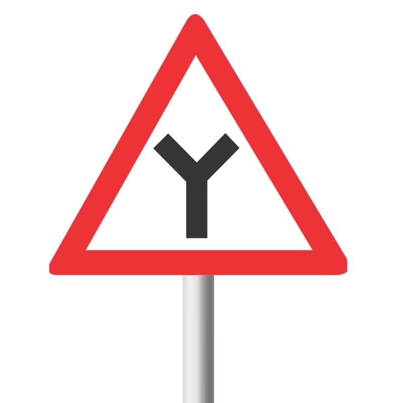 Y JUNCTION ROAD SIGN (W115) - Road Signs