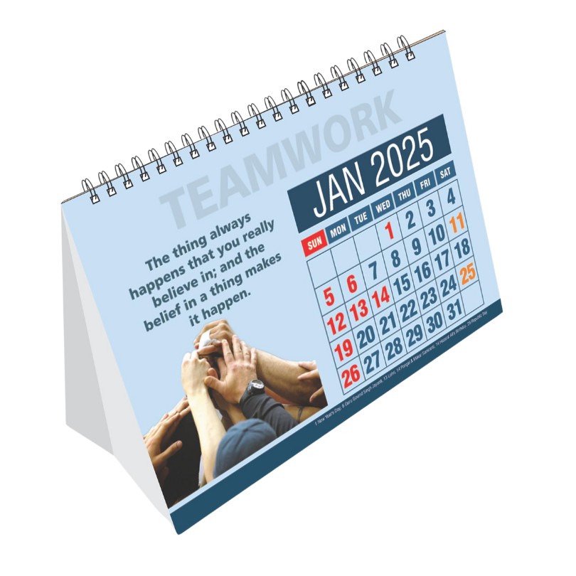Wiro desk calendar printing | PRINTEX