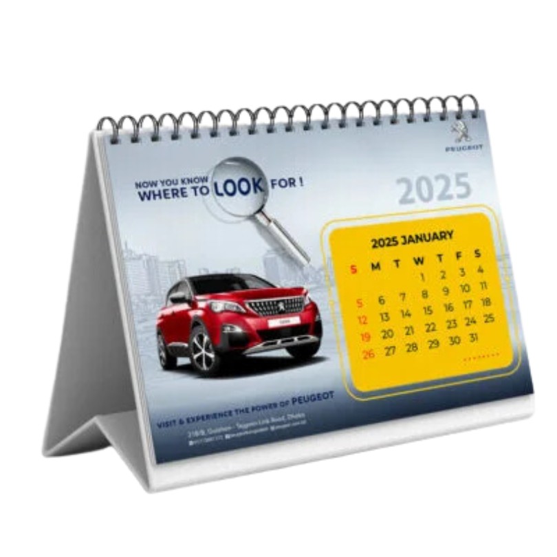 Wiro desk calendar printing | PRINTEX