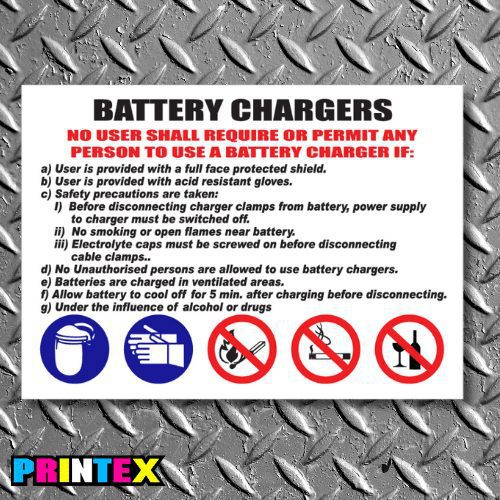 Battery Chargers Business Sign | Printex