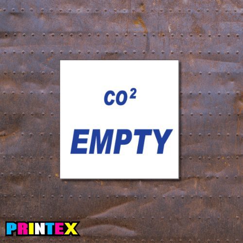 CO2 Empty Sign | Gas Signs