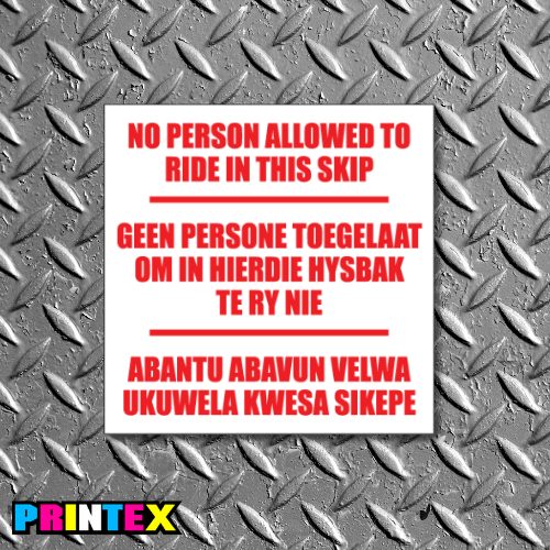 Do Not Ride Business Sign | Printex