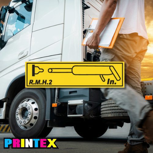 Greasing Specifications Vehicle Sticker | Printex