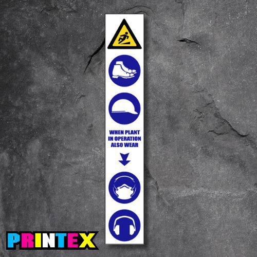 Plant In Operation PPE Business Sign | Printex
