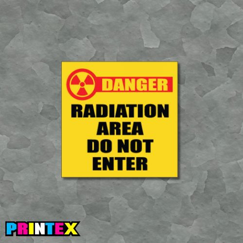 Radiation Do No Enter Business Sign | Waste Signs