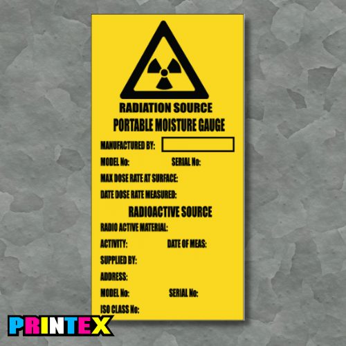 Radiation Source Business Sign | Waste Signs