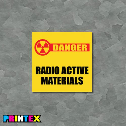 Radio Active Material Business Sign | Waste Signs