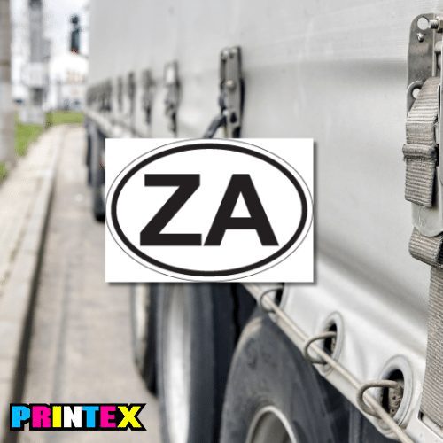 ZA Vehicle Sticker | Printex