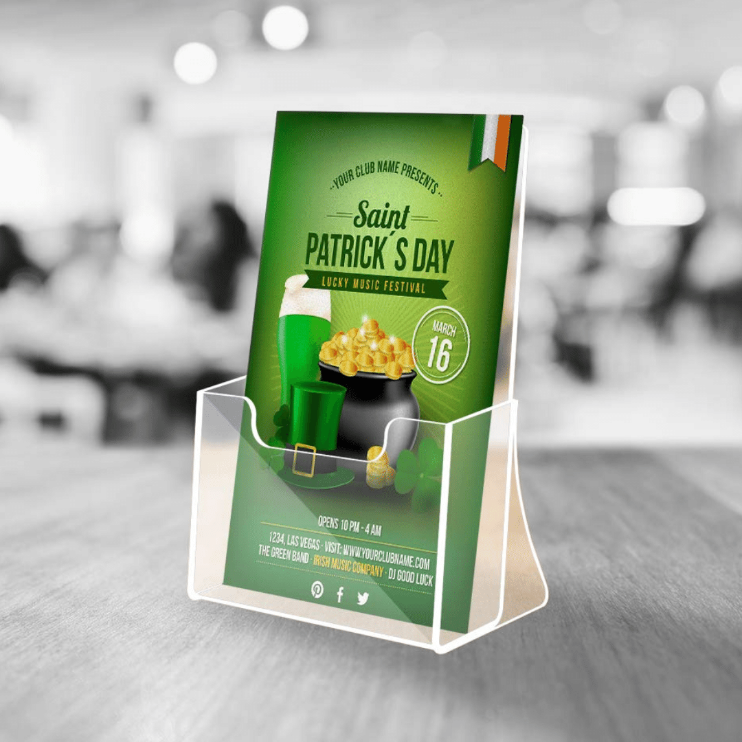 Classic A4 Clear Brochure Holders | Marketing Materials