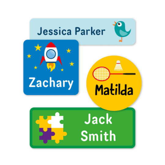 Kids and school labels pack | Stickers & Banners | Printed Labels
