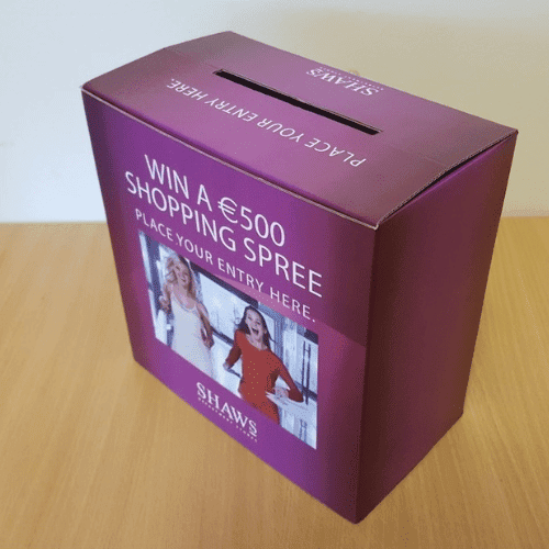 Small Competition Entry Form Boxes | Boxes & Holders