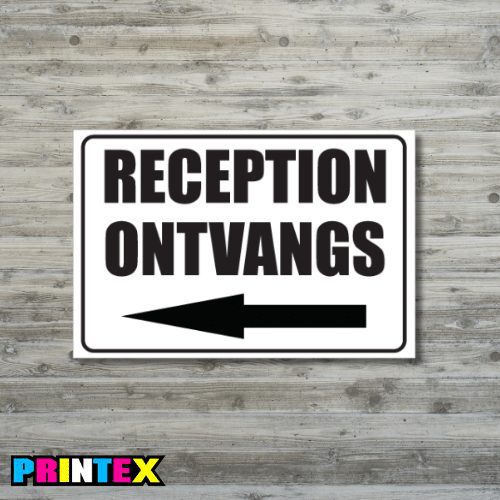 Reception Arrow Business Sign | Office & Retail Signs | Printex