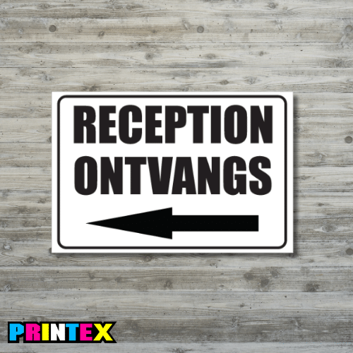Reception Arrow Business Sign | Office & Retail Signs | Printex