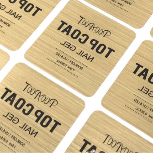 Brushed Metallic Stickers | Stickers & Banners