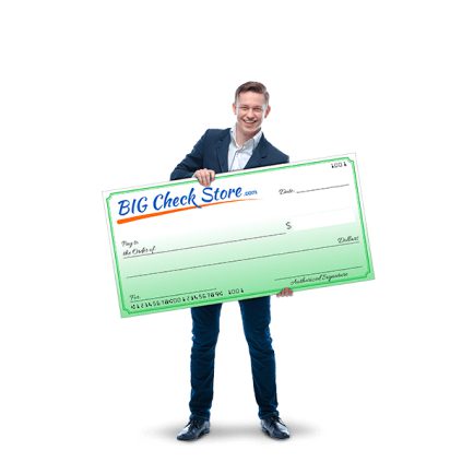 Promo Novelty Checks | Promo Event Boards | FREE Design