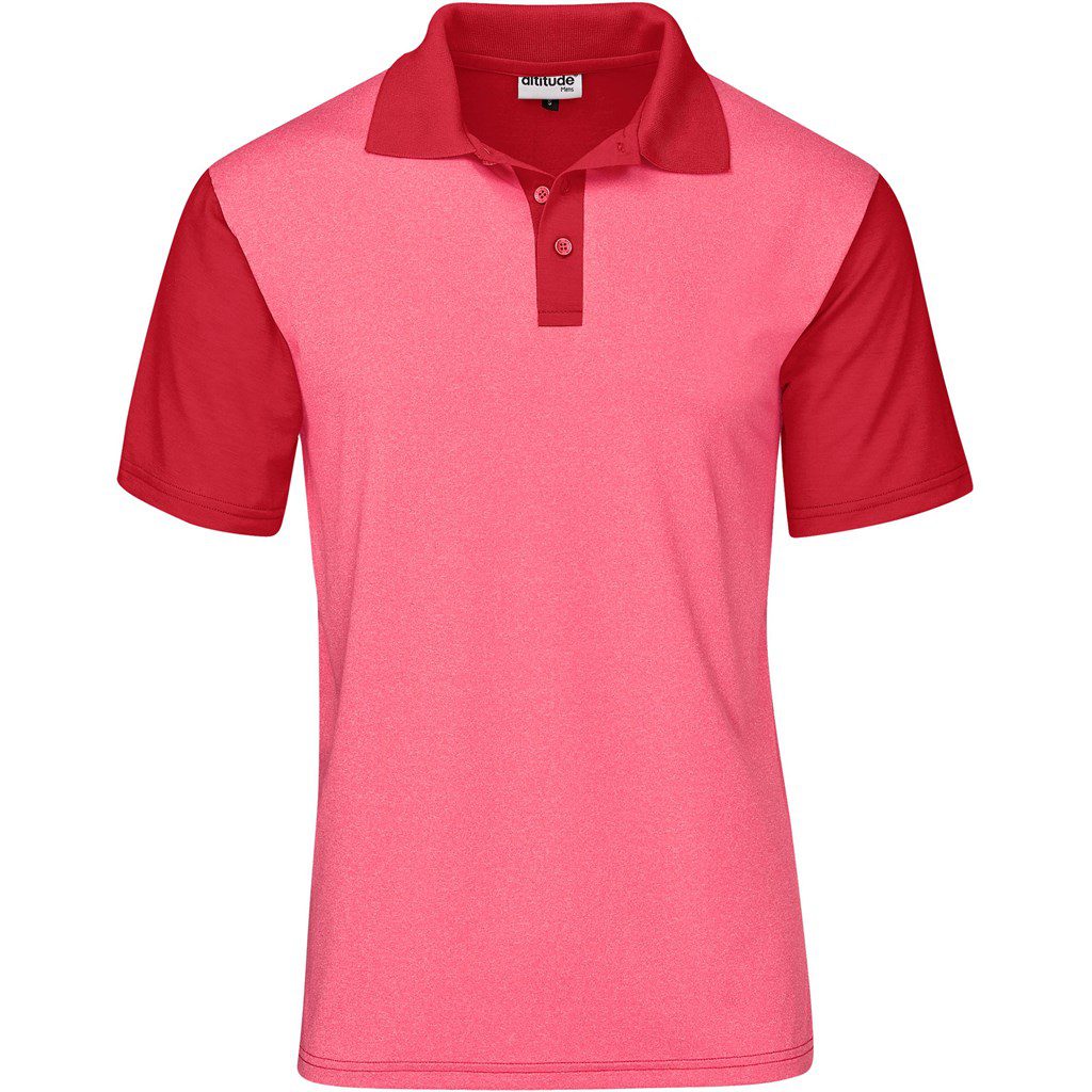 Mens Crossfire Golf Shirt - Red | FREE Design