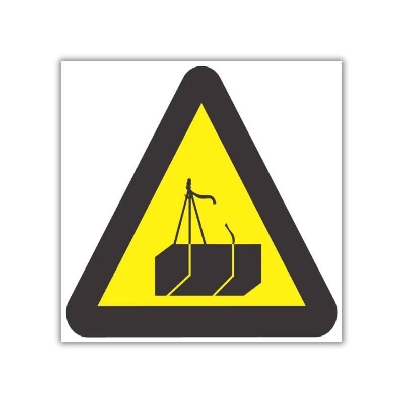 Beware Of Suspended Loads Safety Sign - Hazard Warning