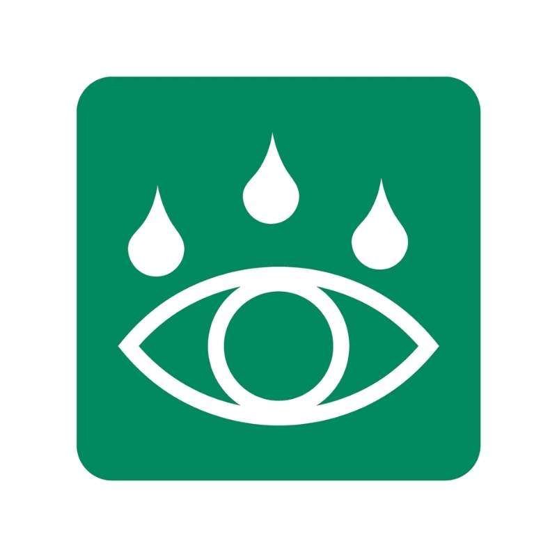 Eyewash Station Symbol Sign Pvc Safety Signs