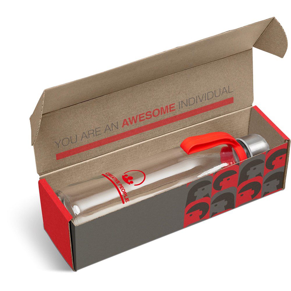 Loopy Bottle in Bianca Custom Gift Box | FREE Design